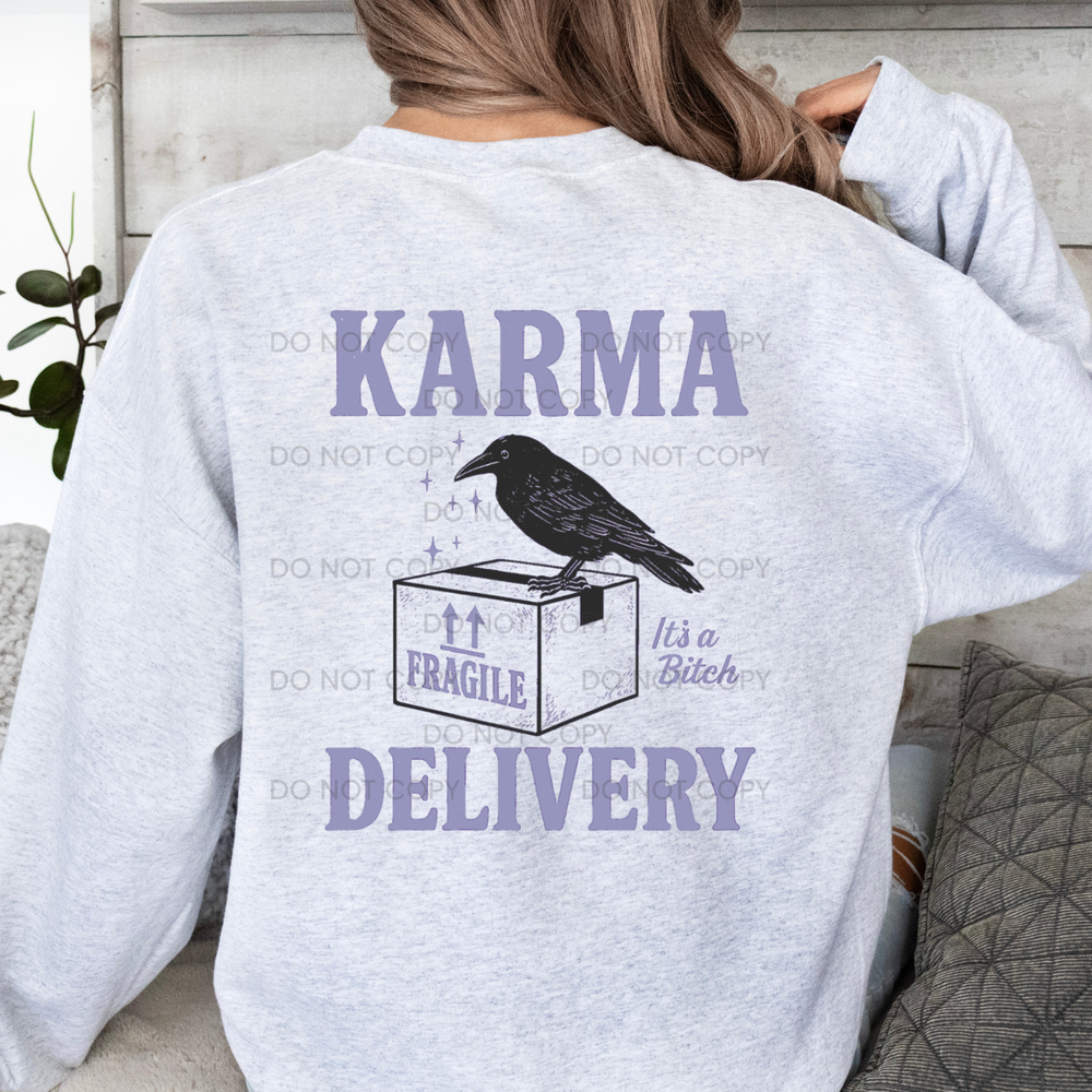 KARMA DELIVERY - THIN MATTE CLEAR FILM – TRANSFERS BY POPPY